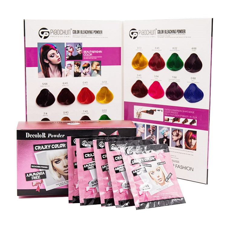 Decolor color Bleaching Powder crazy color Hair Dye Li High Nutrition ...