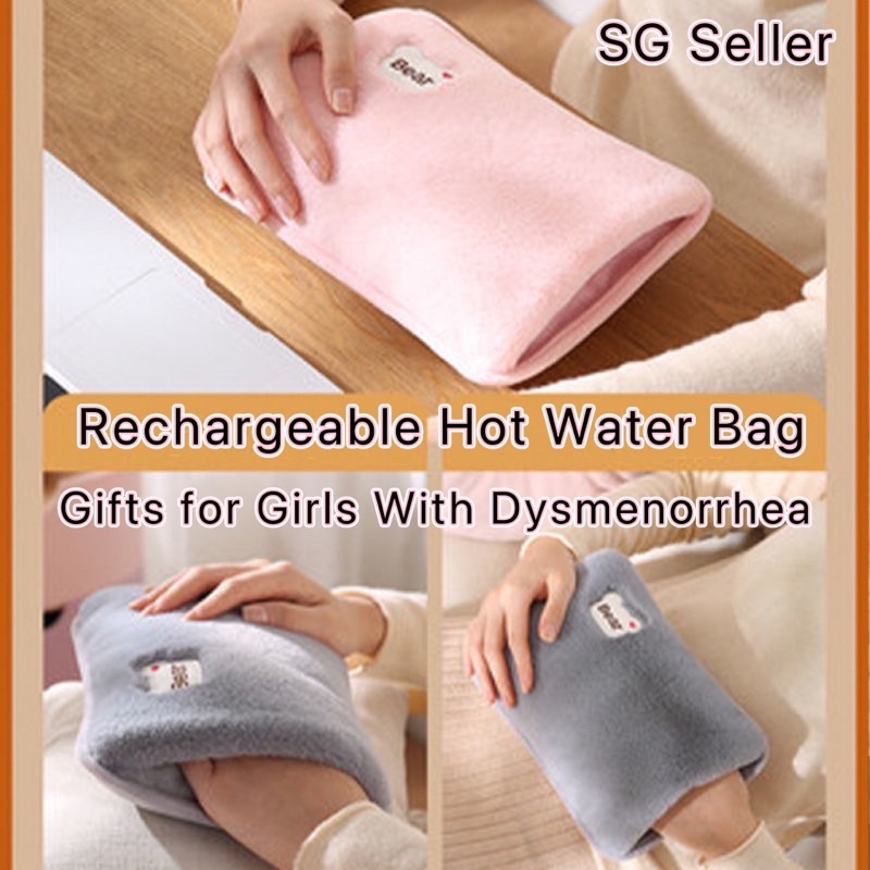 [SG] Rechargeable Hot Water Bag Hot Compress Hand Warmer For Pregnancy ...