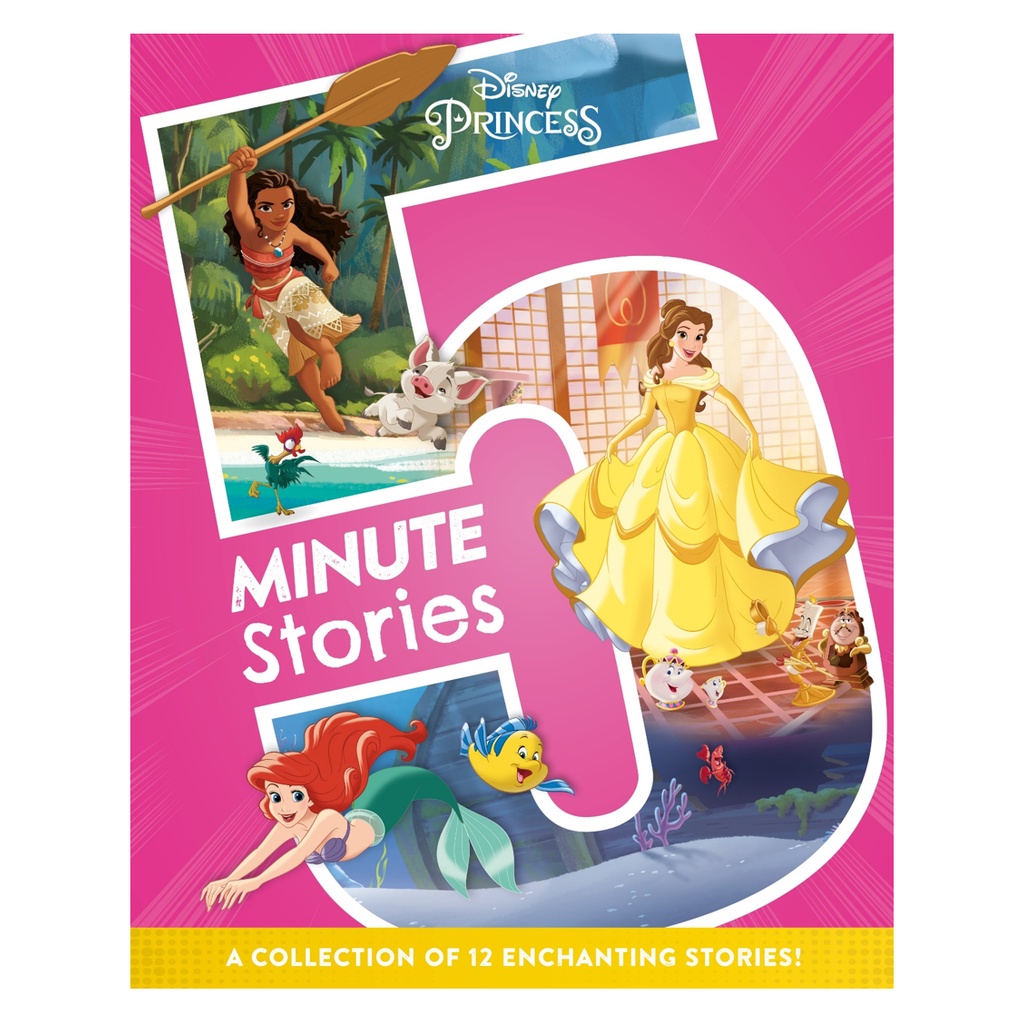 Disney Princess Bedtime Stories Collection Book with 12 Stories for ...