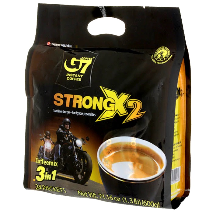 Trung Nguyen G7 - 3in1 Strong X2 (25g x 24 sachets) | Shopee Singapore