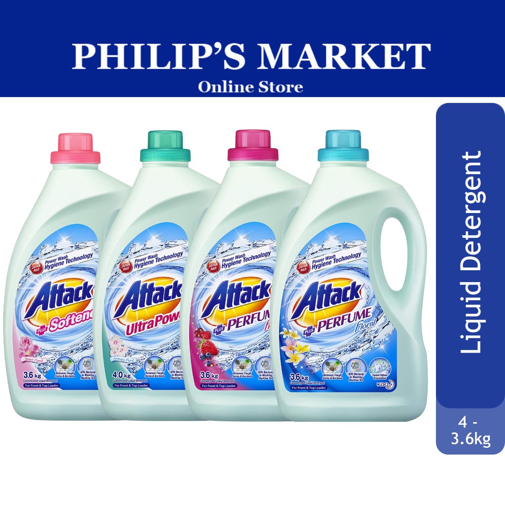 Attack Liquid Detergent 4L | Shopee Singapore