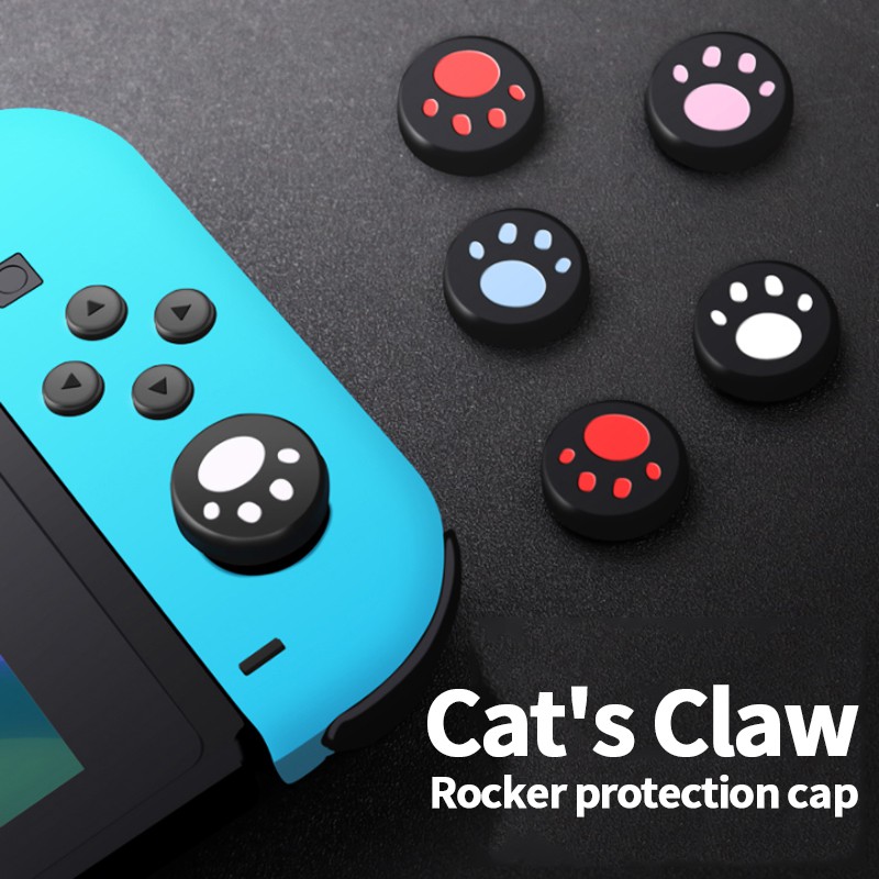 Nintendo Switch Mushroom Head Silicone Controller Cat Claw Cat Palm ...