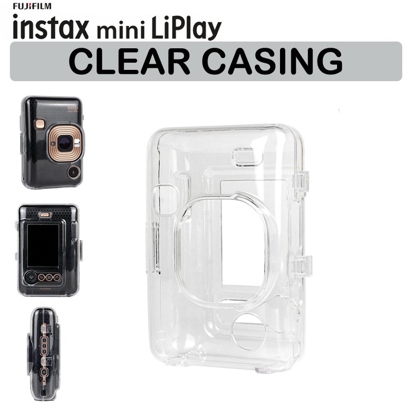 Fujifilm Instax Mini Liplay Camera Crystal Hard Plastic Clear Casing ...