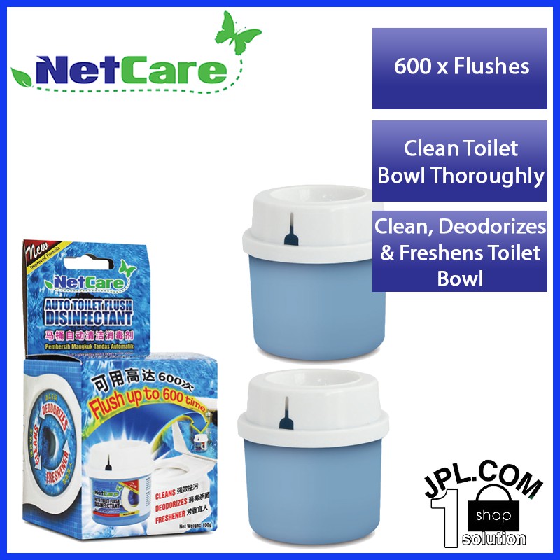 Netcare Auto Toilet Flush Disinfectant x 2 | Shopee Singapore