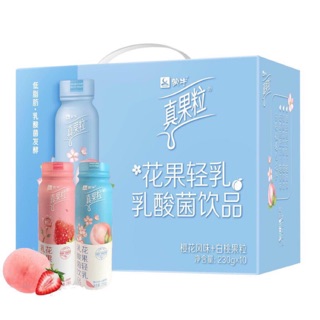 [INSTOCK] Meng Niu | Light Fruity Yogurt Drink | 2 Flavours 蒙牛 | 真果粒 轻乳 ...