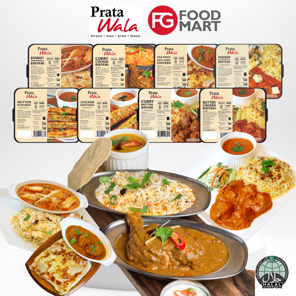 [Prata Wala] Ready-to-eat Meals (Biryani, Prata, Murtabak) | Shopee ...