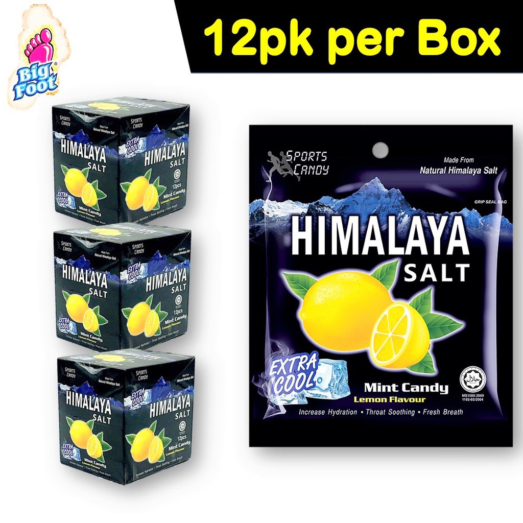 Himalaya Salt Sports Mint Candy Lemon Flavor (12 Packets per Box) Local ...