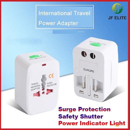 Universal International Adapter Worldwide AC Power Plug 🇸🇬 Local ...