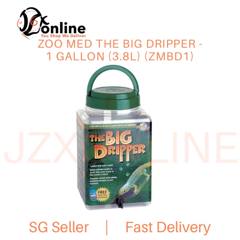 Zoo med The Big Dripper - 1 gallon (3.8L) (ZMBD1) | Shopee Singapore