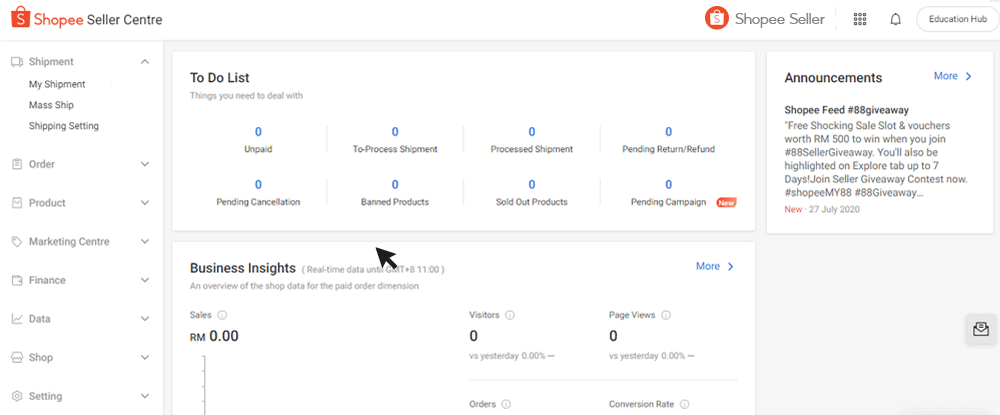 Managing the order | Shopee MY Seller Education Hub