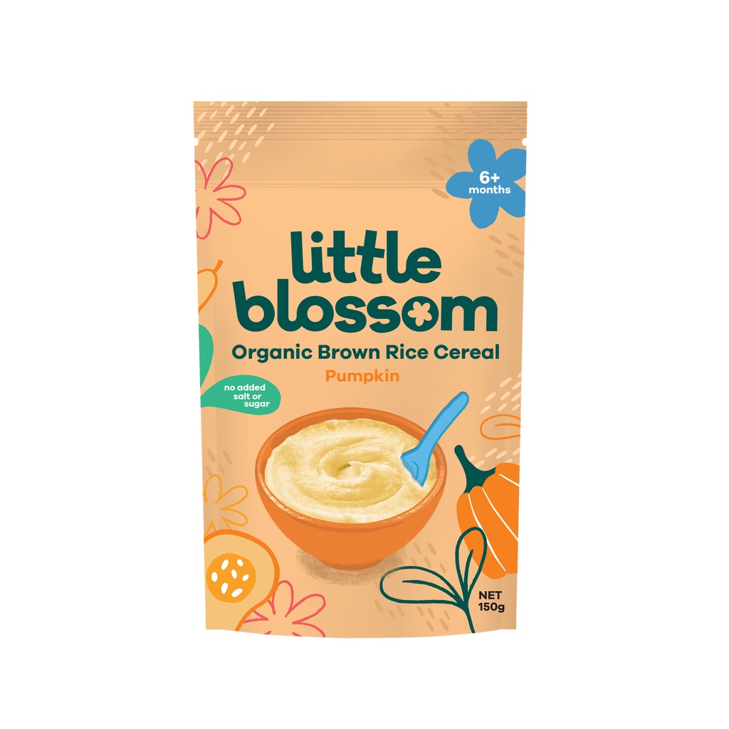 Little Blossom Organic Baby Cereal - Pumpkin (150g) | Shopee Singapore