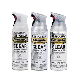 Rust-Oleum Universal Clear Durable Topcoat Spray 11oz (Dead Flat Clear ...