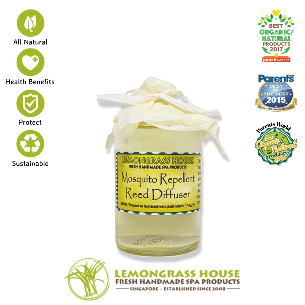 [Lemongrass House] Mosquito Repellent Reed Diffuser - Citronella ...