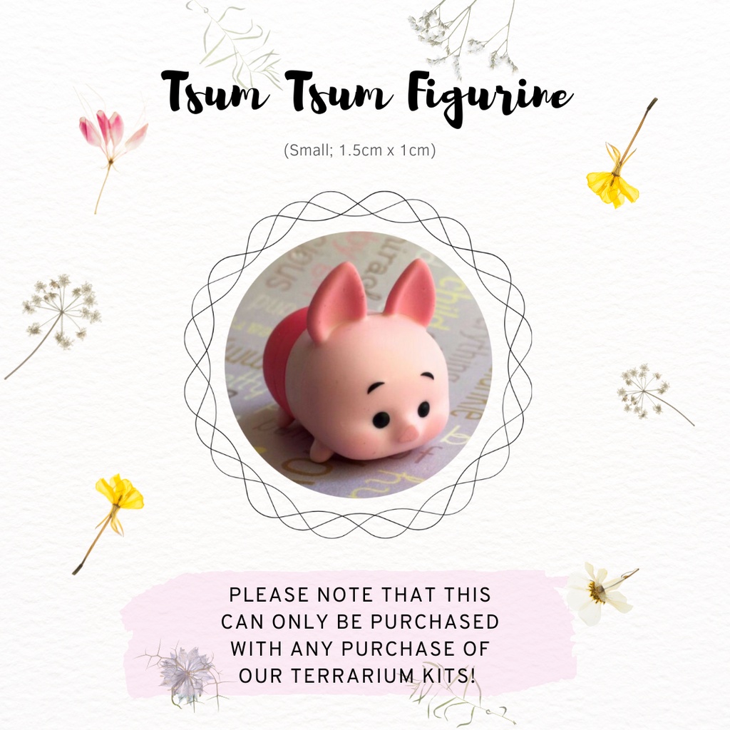 Piglet Figurine | Add-on for Terrarium Kit (Small) | Shopee Singapore