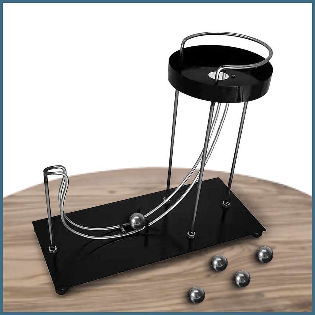 Perpetual Motion Machine Marble Black Levitating Ball Magnet Marble ...