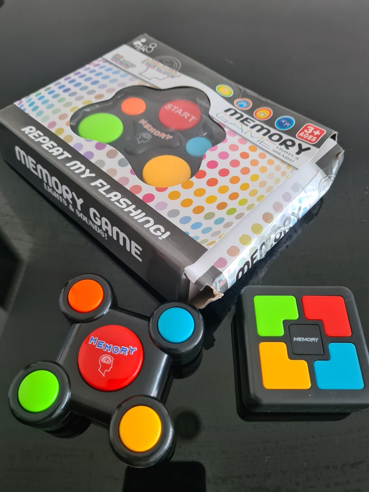 Memory Game machine With Lights Sounds Toy interactive game memory ...