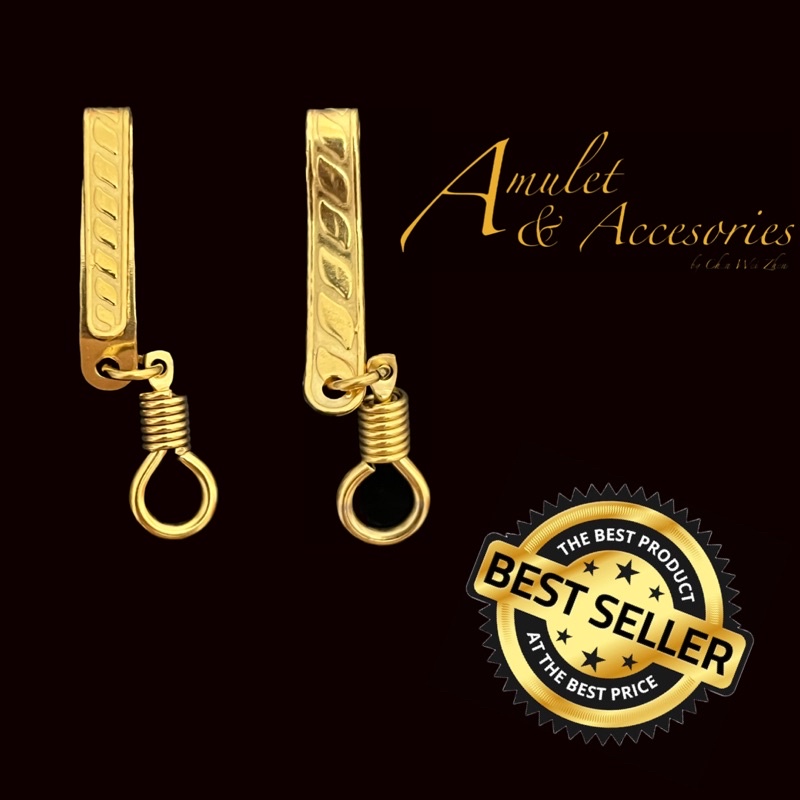 ️ ️ Color not easy drop ️Laser Gold Plated Thai Amulet Clip | Shopee ...