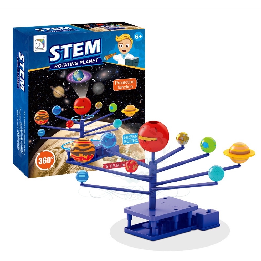 STEM Solar System Rotating Planet with Projector Function DIY STEM ...