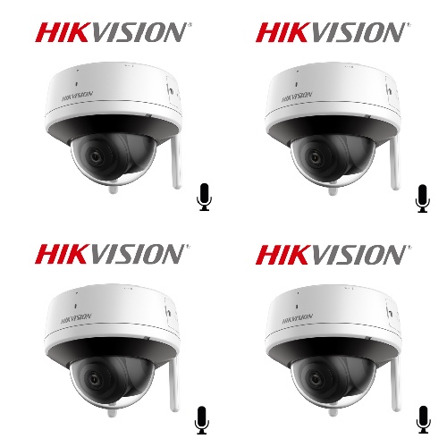 HIKVISION WIRELESS WIFI NVR WITH 4 WIFI POE IP CAMERA (INCLUDING 1TB ...