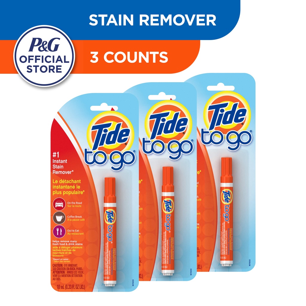 [Bundle of 3] Tide to go stain remover 1count | Shopee Singapore