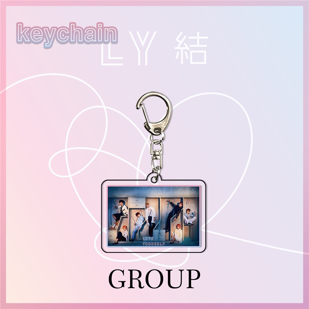 Keychain Love yourself Cute V JUNGKOOK JIMIN JIN SUGA RM JHOPE JK KPOP BTS-520 Bangtan Boys 21 ...