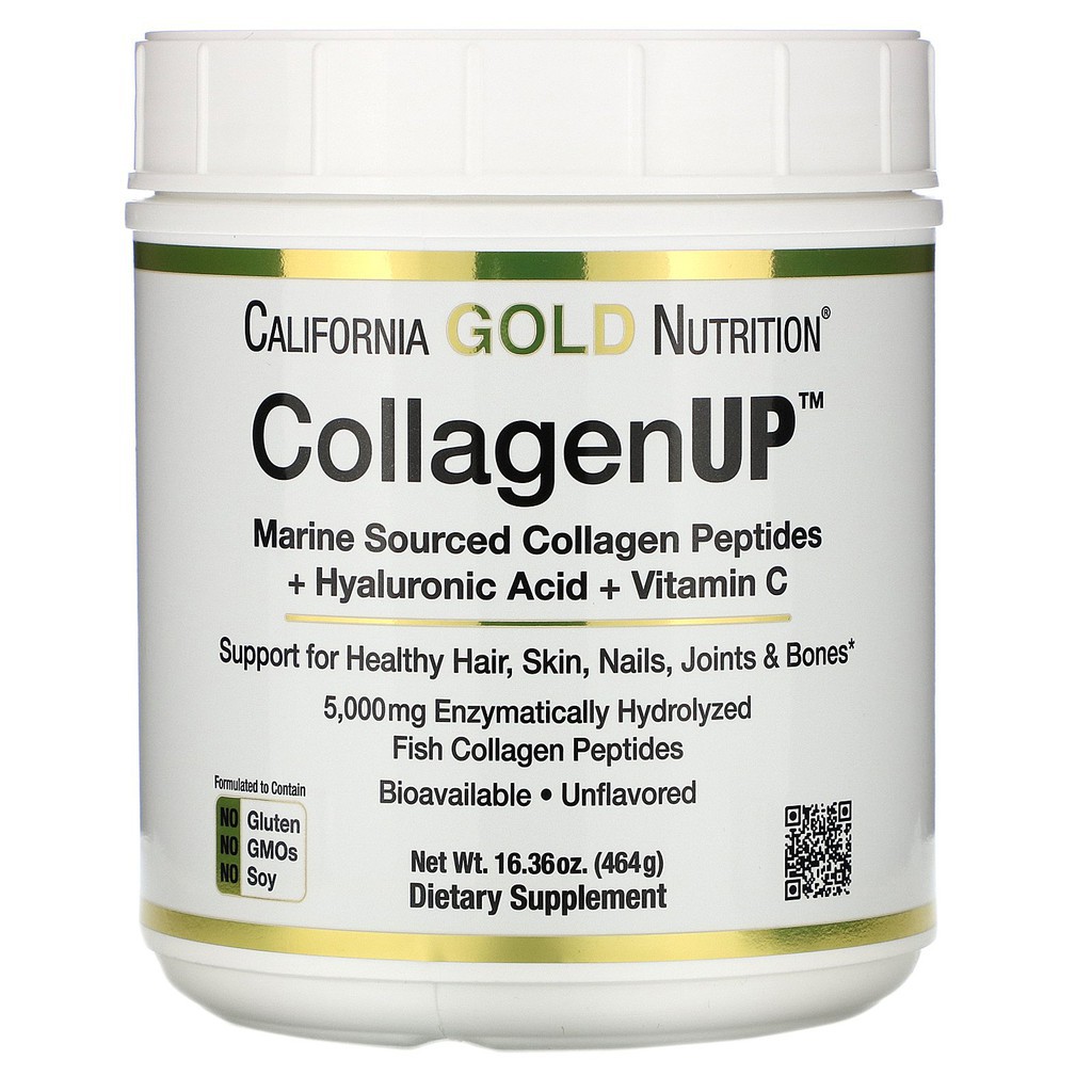 California Gold Nutrition, Collagen UP, Marine Sourced Collagen ...