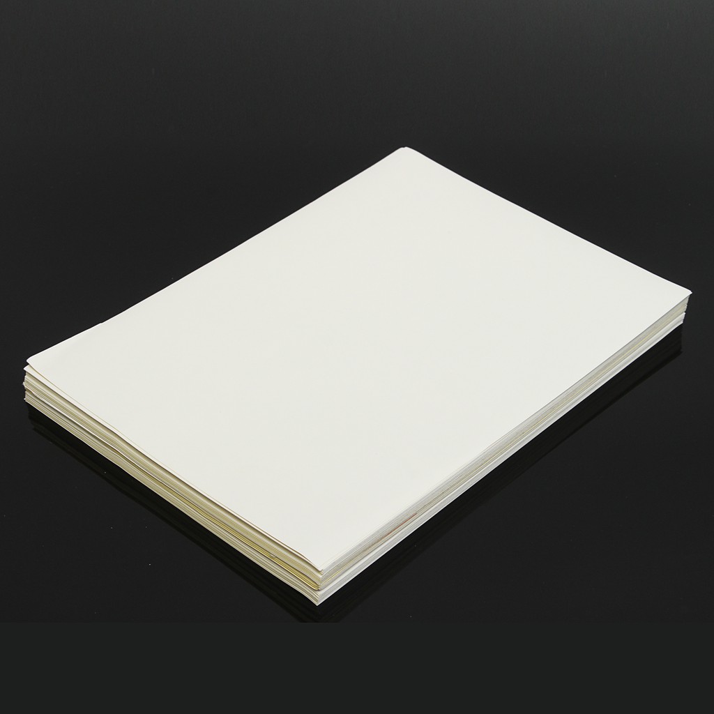 100 X A4 White Matte Self Adhesive Sticker Paper Sheet Label Laser