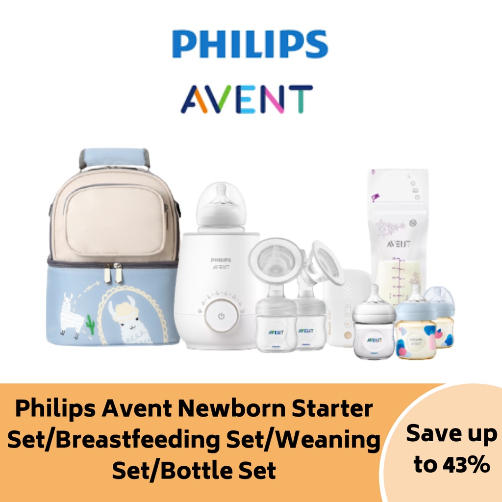 Philips Avent Newborn Starter Set/Breastfeeding Set/Weaning Set/Bottle ...