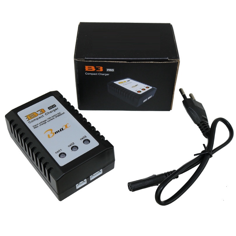 IMAX RC B3 Pro Compact Balance Charger for 2S 3S 7.4V 11.1V Lithium ...
