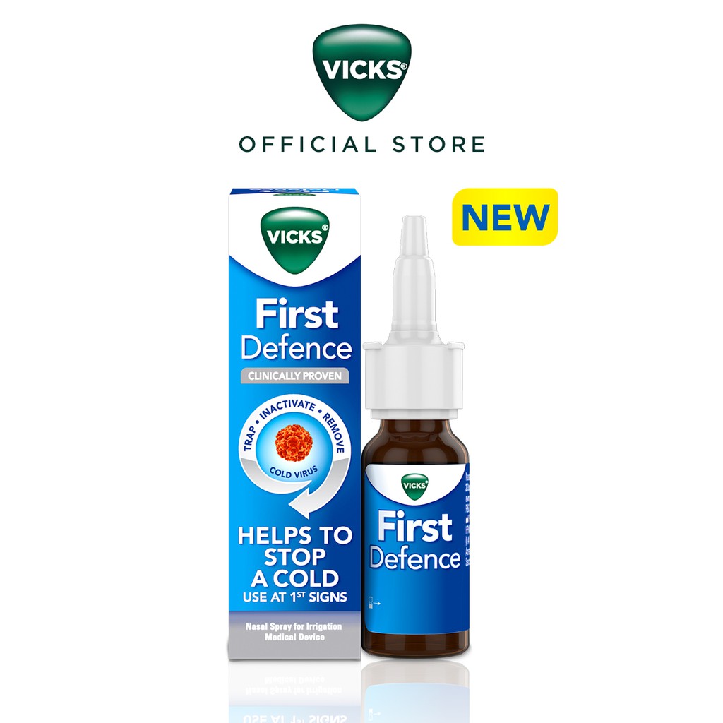 Vicks First Defence 15ml Nasal Spray for Irrigation Medical Device ...