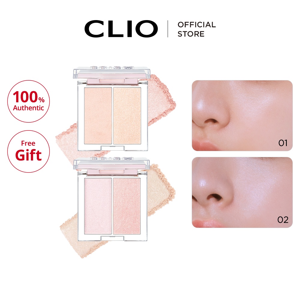 [CLIO] Prism Highlighter Duo 5.6g | Shopee Singapore