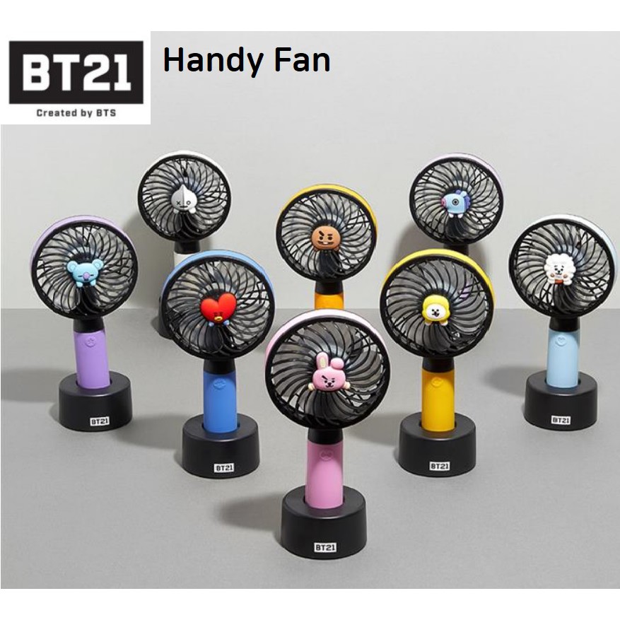 BTS BT21 Official Product Handy Fan | Shopee Singapore