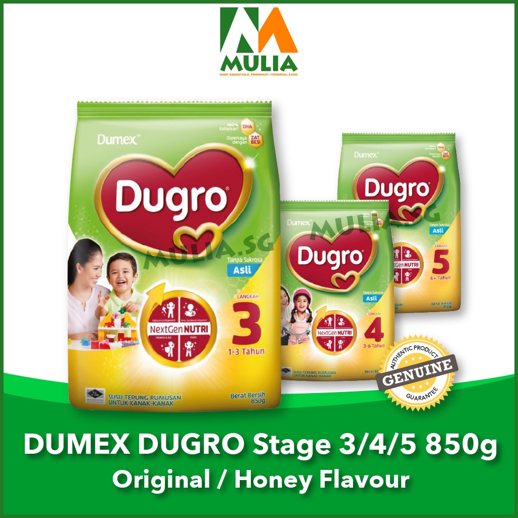 DUMEX DUGRO STAGE 3 / STAGE 4 / STAGE 5 - ORIGINAL / HONEY / CHOCOLATE ...