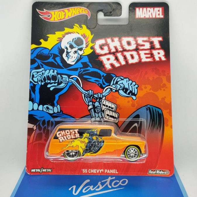 Hot Wheels Marvel Ghost Rider 55 Chevy Panel Hotwheels Pop Culture ...
