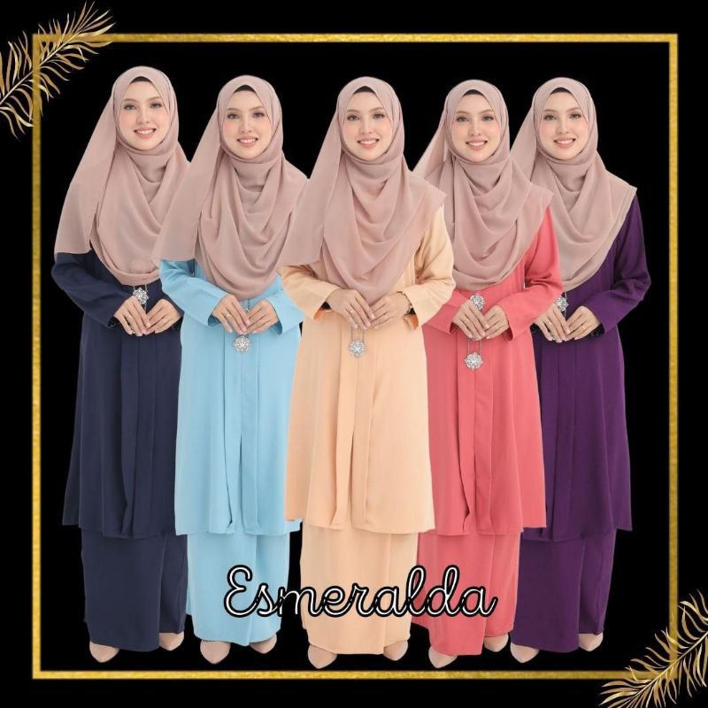 BAJU KEBAYA LABUH MUSLIMAH NURSING FRIENDLY (PLUSSIZE AVAILABLE ...