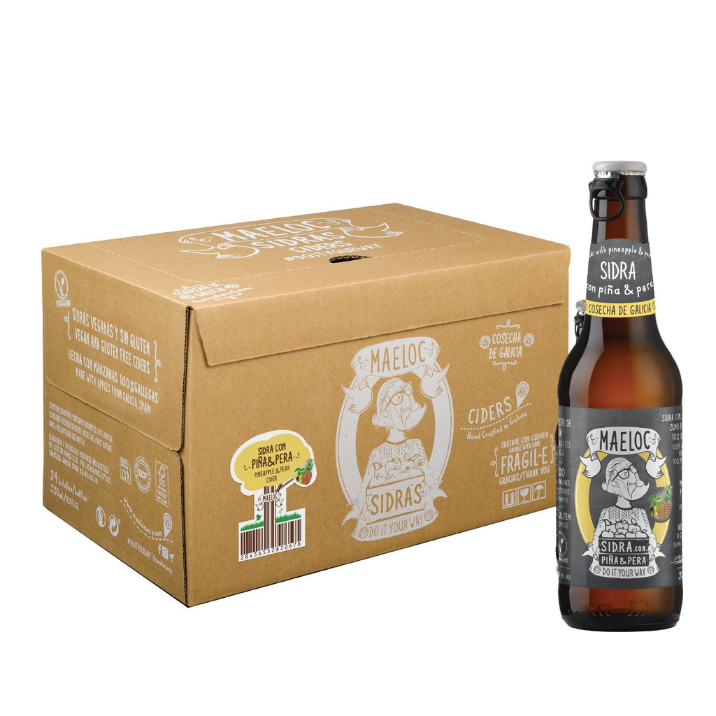 [NEW] Maeloc Pear and Pineapple Cider 24x330ml [Cider] | Shopee Singapore