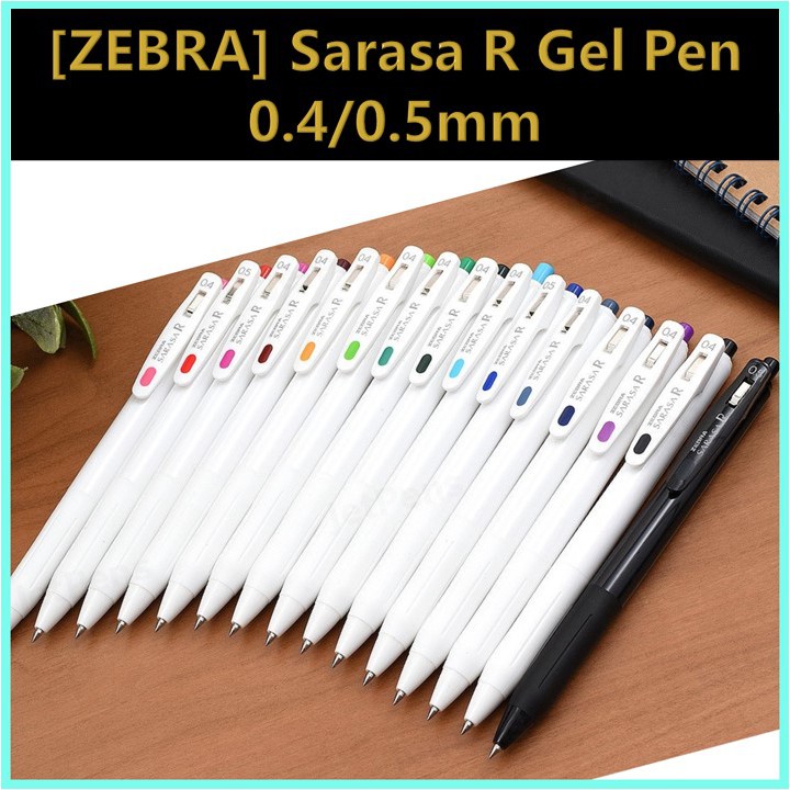 Zebra Sarasa R Gel Pen 0.4/0.5mm | Shopee Singapore