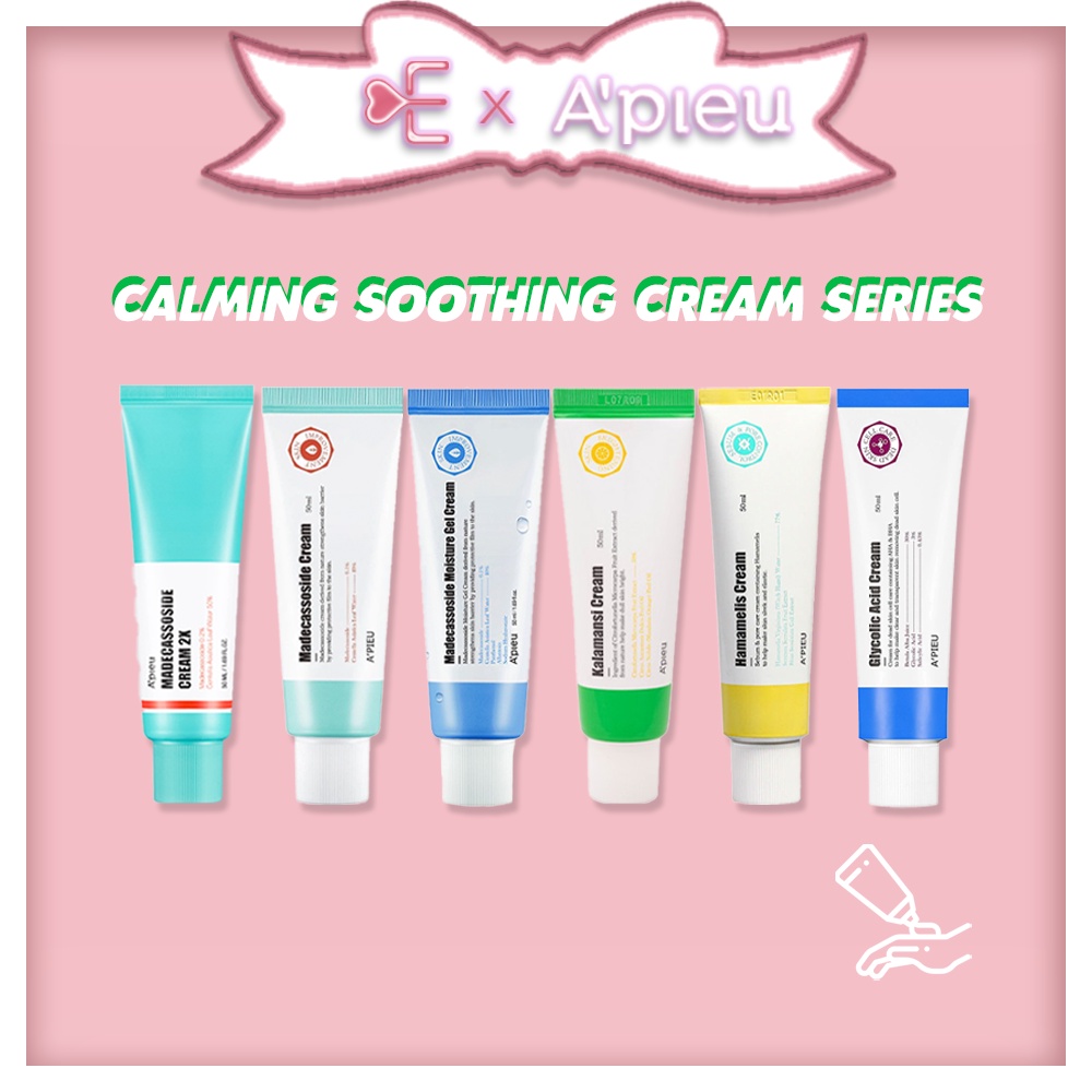 [A'PIEU] HAMAMELIS CREAM_50ml /MADECASSOSIDE_CREAM_2X_50ml /KALAMANSI ...