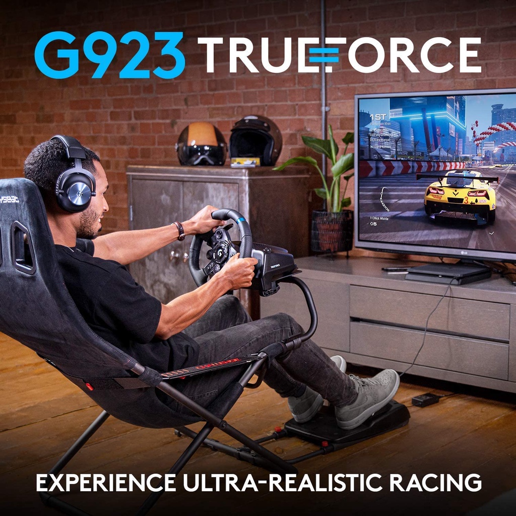 [BUNDLE DEAL]Logitech G923 Trueforce Sim Racing Wheel+Logitech Driving ...