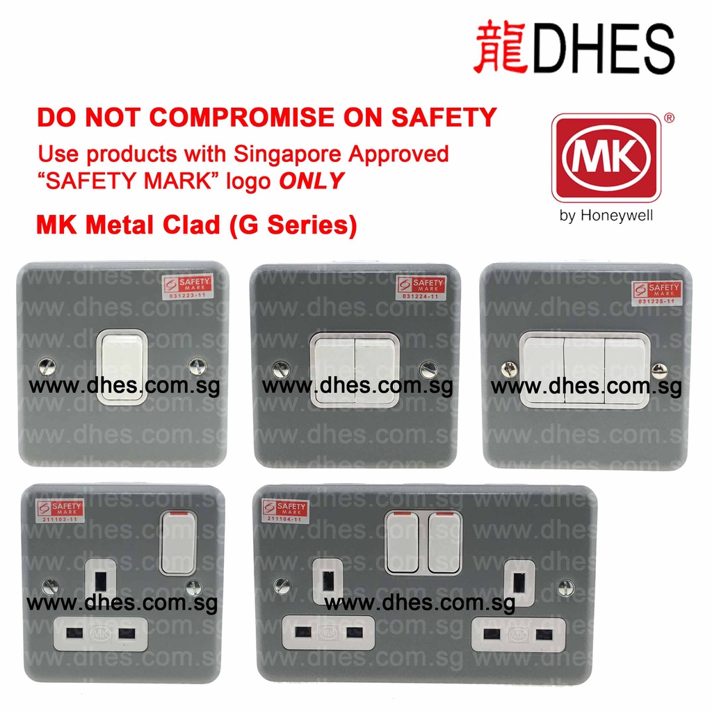 MK Metal Clad MetalClad 1 Gang To 3 Gang Switch 1 Gang To 2 Gang Socket ...