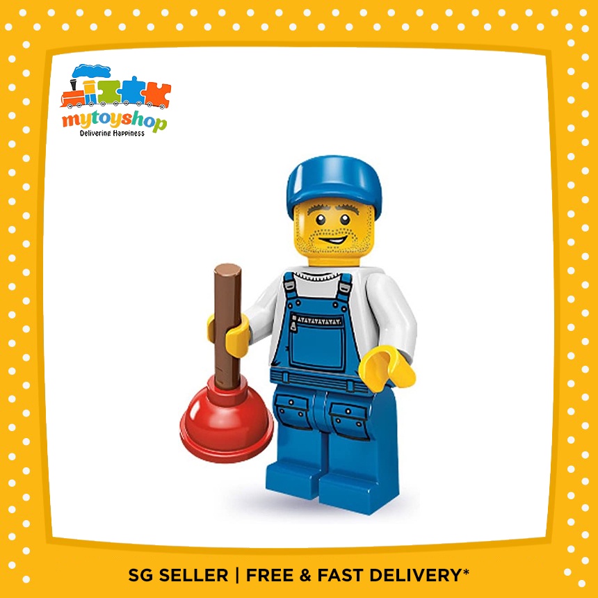 LEGO 71000 Plumber Minifigure | Shopee Singapore