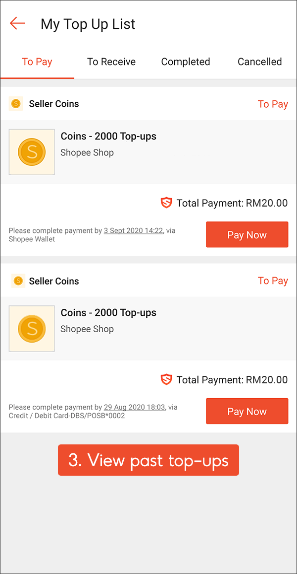 Topping up Seller Coins | MY Seller Education [Shopee]