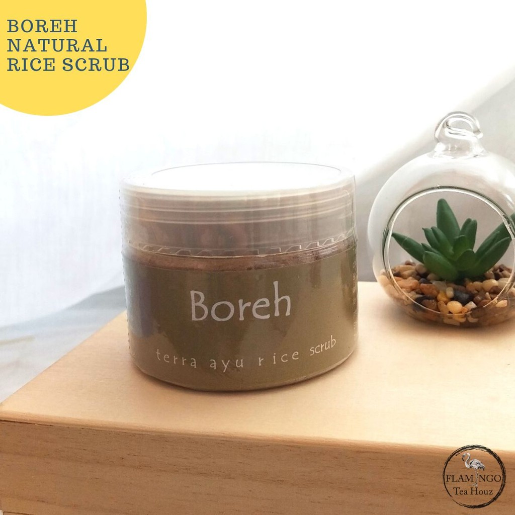 Boreh Natural Rice Scrub (For Body & Face) EXP Date: 14/8/2020 | Shopee ...
