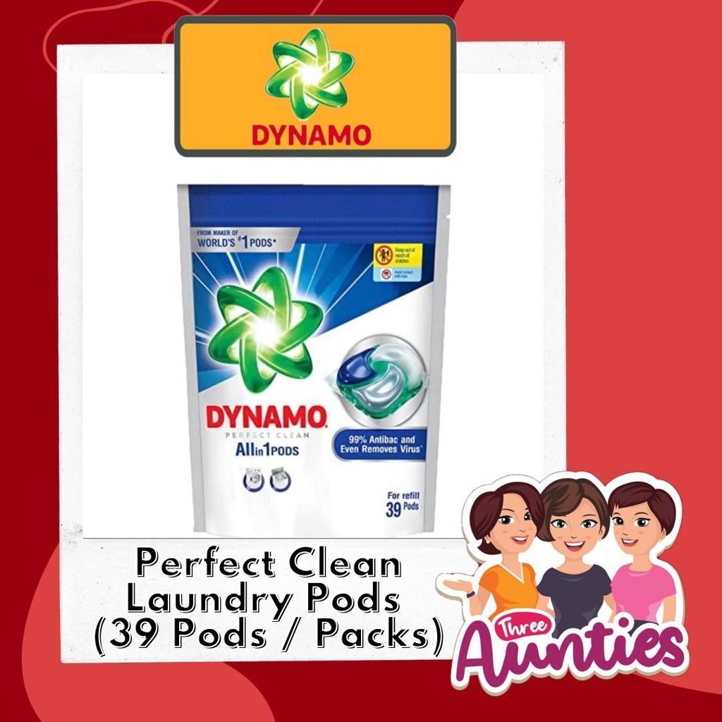 Dynamo Perfect Clean Laundry Pods 39s | Shopee Singapore