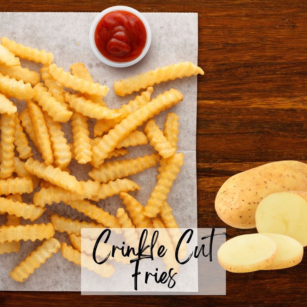 Crinkle Cut Fries 2.25kg | Shopee Singapore