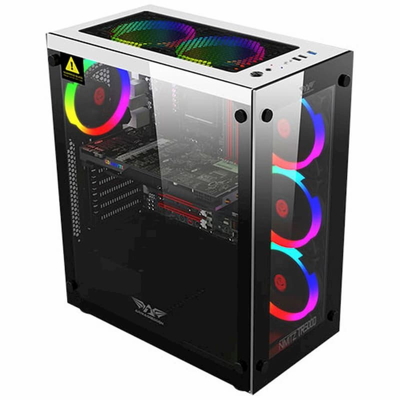 Armaggeddon Nimitz TR5000 Micro ATX Gaming Case (Black/ White) | Shopee ...