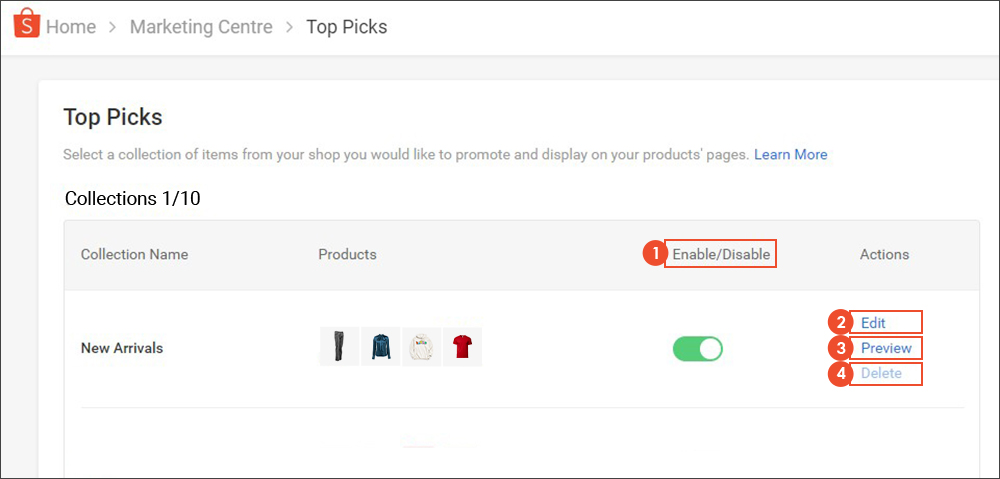 Managing Top Picks | SG Seller Education [Shopee]