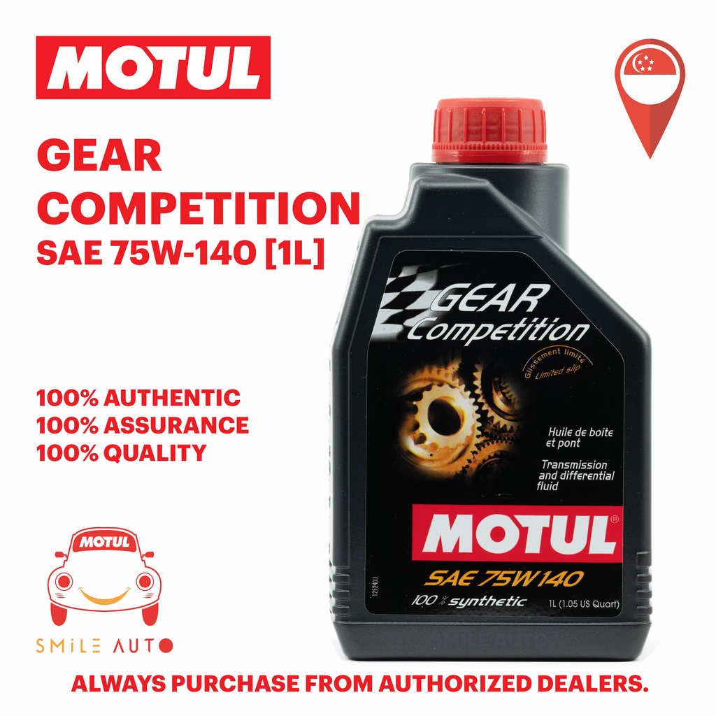 MOTUL GEAR Competition 75W140 (1L) | Shopee Singapore