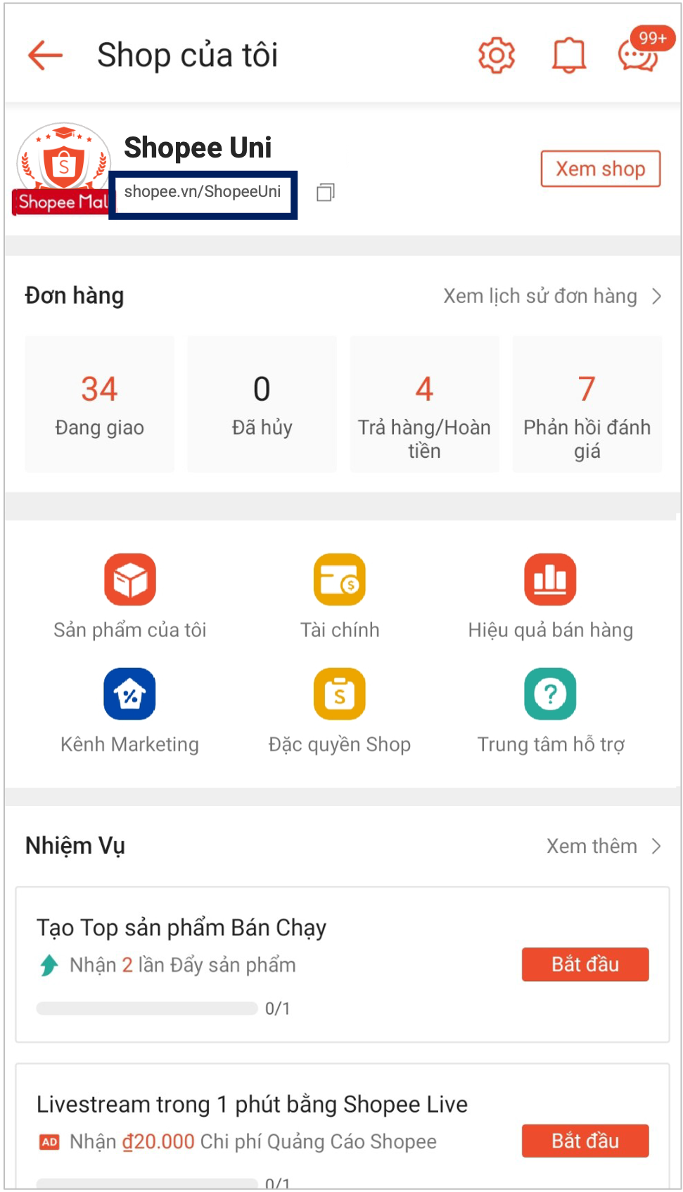 Mẹo tăng thêm lượt theo dõi (Followers) cho Shop | Học viện Shopee ...