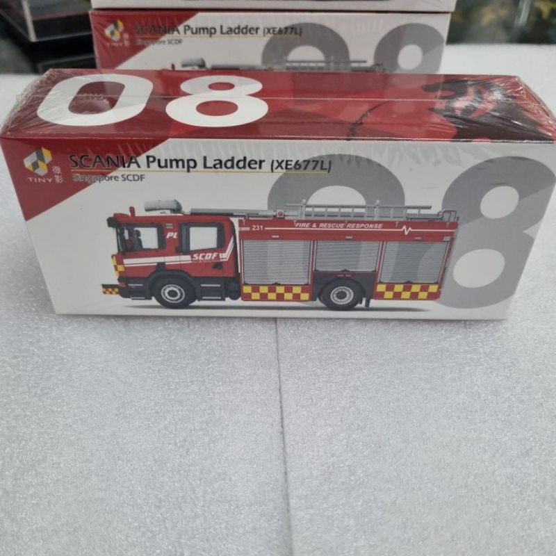 3 days Special Singapore SCDF FIRE ENGINE SCANNIA PUMP LADDER XE677L ...